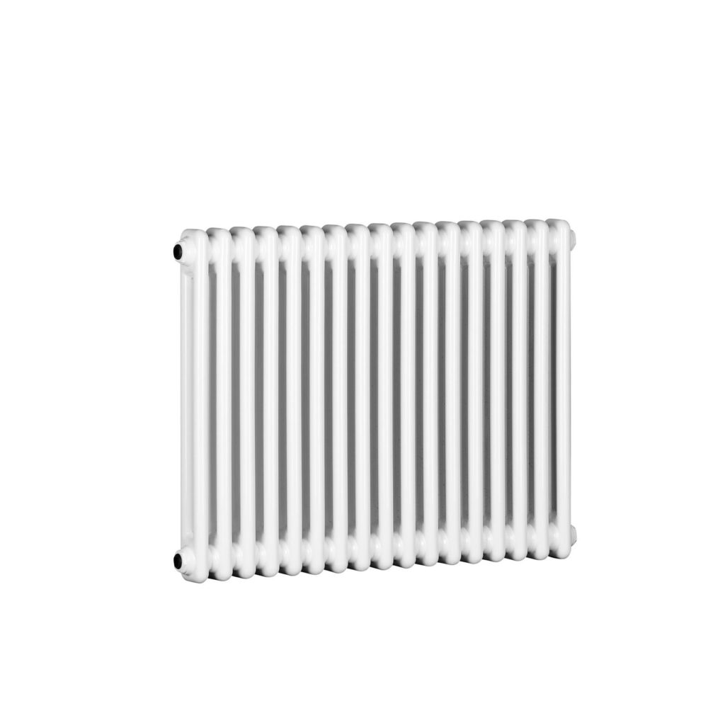 Traditional White Electric 2 Column Radiators 600mm high - Heat & Things