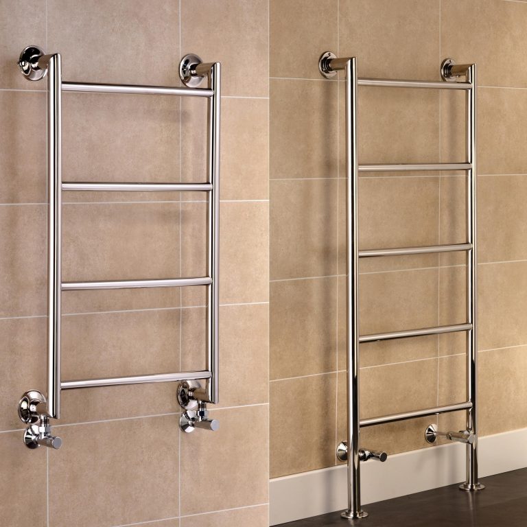 Leeds Stainless Steel Central Heating Towel Rails - Heat & Things