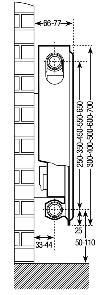 Prorad Type 11 Single Panel Compact Radiator 500mm high - Heat & Things